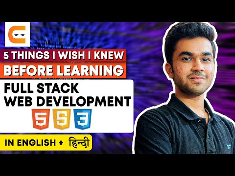 5 THINGS I Wish I KNEW BEFORE Learning FULL STACK Web Development | @Coding Ninjas – homedesign ...