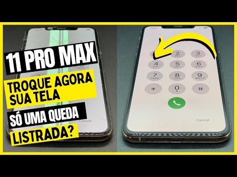 Celular Incrível 2024 com Tela Infinita Quebrou! E AGORA? Troca de Tela iPhone 11 Pro Max ...