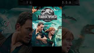 All 6 Jurassic Movies Ranked (all my opinion) #jurassic world