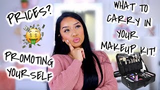 HOW TO BECOME A FREELANCE MAKEUP ARTIST | PRICES + WHAT I CARRY IN MY KIT! ohmglashes