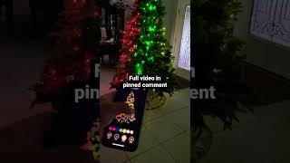 ❤️ Best Christmas Tree APP pt4🎄#christmas #christmastree #twinkly
