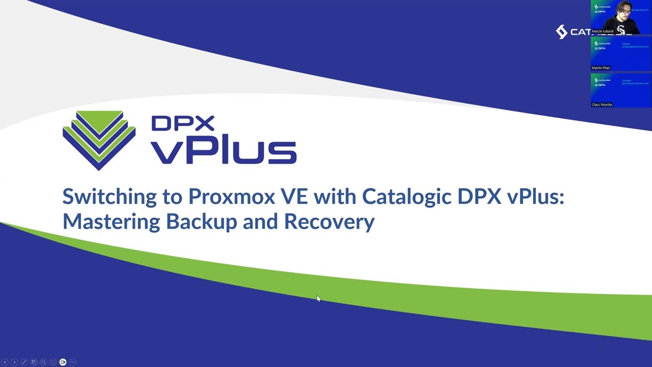 Comprehensive Proxmox Backup & Restore with Catalogic DPX