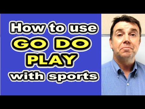 How to use Go, Do and Play with Sports | How to teach English in Japan