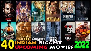 40 RECORD-BREAKING Upcoming INDIAN Movies 2022 | BOLLYWOOD UPCOMING FILMS 2022 | Bollywood Vs. South