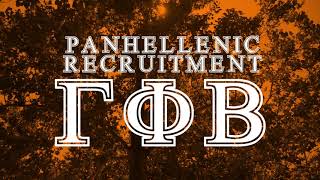 Panhellenic House Tour - Gamma Phi Beta
