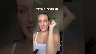TATTOO COVER UP ???? #tattoo #tattoocoverup #makeup #fullcoverage #foundation