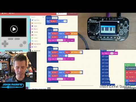 MakeCode Minute: Arcade Arpeggio Music @adafruit @johnedgarpark #adafruit @MSMakeCode #makecode ...