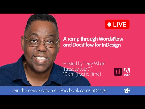 A romp through WordsFlow and DocsFlow with Terry White on Adobe Live – Em Software