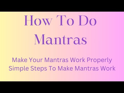 How To Do Mantras | Simple Steps To Make Mantras Work – An Important Guide to Effective Chanting ...