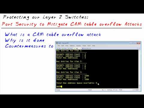 MicroNugget: CAM Table Overflow Attack and How To Prevent It | fadzh