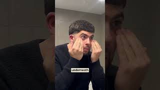 How to use the Lumin Dark Circle Defense Balm #lumin #menskincare #skincare