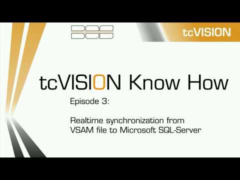 Mainframe VSAM Change Data Capture (CDC) to Cloud and Open Systems with tcVISION from Treehouse ...
