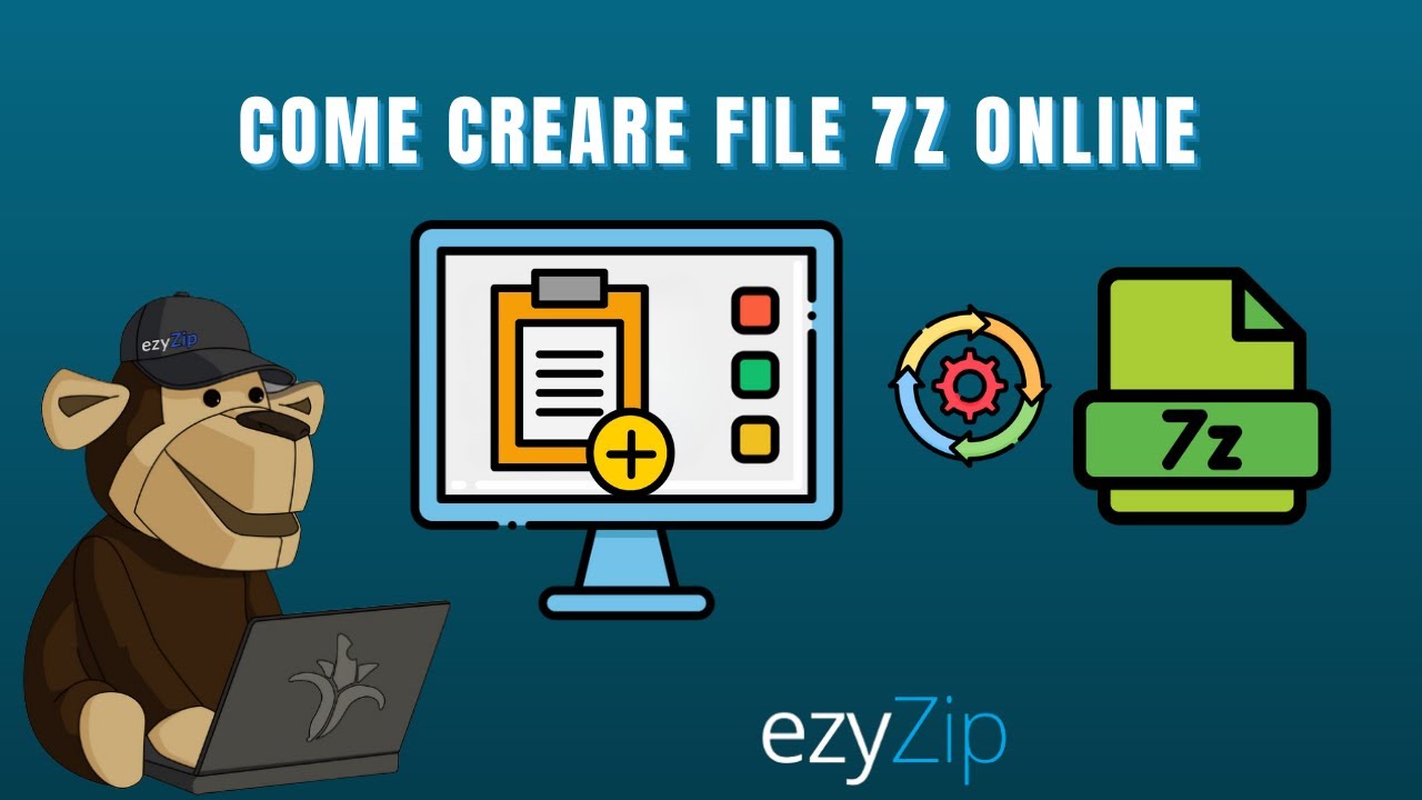Crea file 7Z online | Strumento gratuito di compressione 7Z - ezyZip