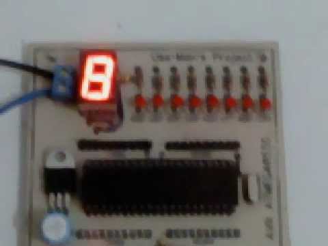 SEVEN SEGMENT COUNTER WITH BASCOM AVR | tulisannyata