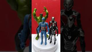 avengers superheroes action figure captain America hulk smash ant man war machine #shrorts