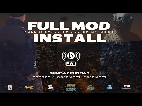 Full Install All Mods Live Stream 2022