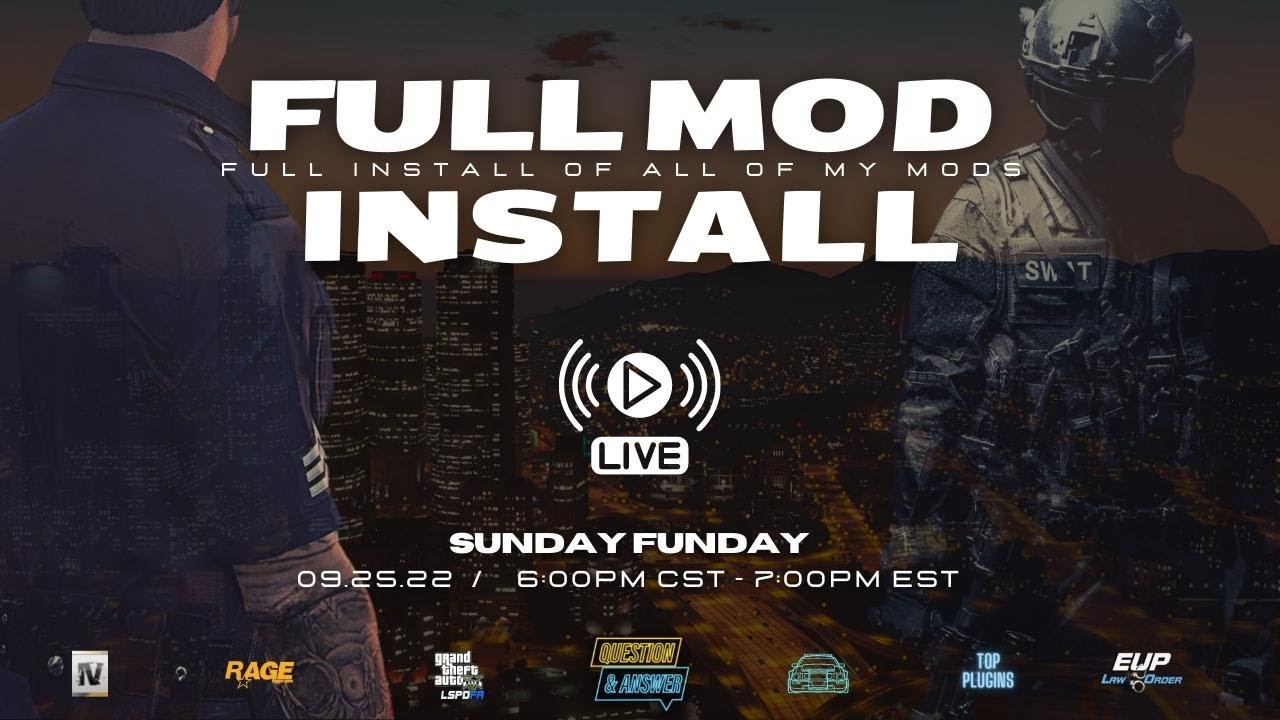 Full Install All Mods Live Stream 2022