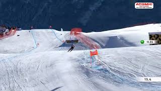 Mikaela Shiffrin ???????? - St Moritz women's downhill - the winning run, Dec 9, 2023 #sheskis @atomic