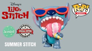 Summer Stitch Scented Funko Pop Vinyl Disney Lilo And Stitch Special Edition Exclusive