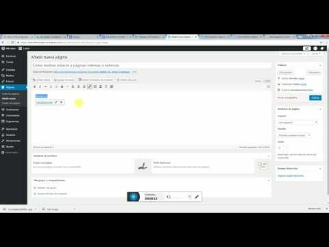 Cómo realizar enlaces a páginas internas o externas – TUTORIAL WORDPRESS