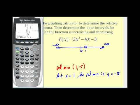Determine Where a Function is Increasing and Decreasing | Math Help from Arithmetic through ...