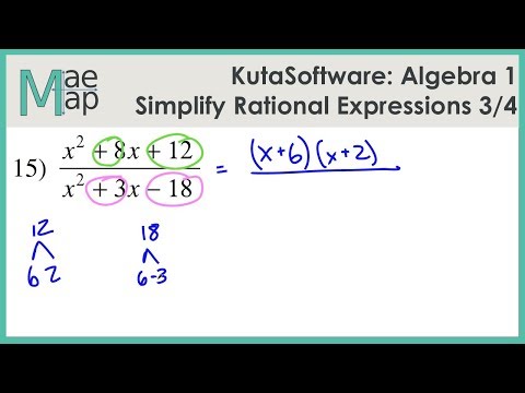 Simplifying Rational Expressions Part 3 – Easy Peasy All-in-One High School