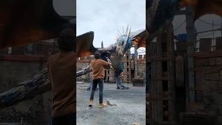 We visited the How To Train Your Dragon set