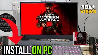 How to Play COD Modern Warfare 3 in PC & Laptop | Playing Call of Duty Modern Warfare 3 on Laptop