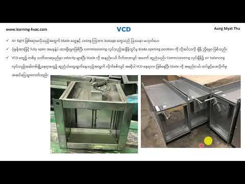Volume Control Damper (VCD) – LEARNING HVAC