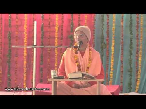 HH Bhakti Rasamrita Swami Gopastami Day at ISKCON Vrindavan Goshala on 19th Nov 15 ...