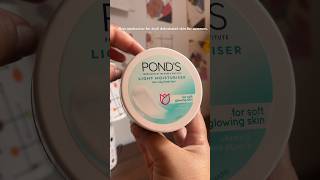 Ponds light moisturiser for dry & dehydrated skin. #ponds #dryskin #moisturizer #shortsindia #skin