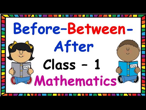 Before Between And After Numbers | CLASS – 1 Maths | CBSE | Basic Maths ...