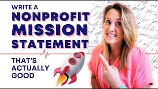 How to Write Your Nonprofit Mission Statement