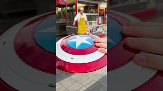 The new Captain America sipper! ???????? #disneyland #shorts #marvel #captainamerica #avengers #disney