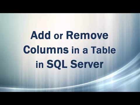 SQL Basics – ADD or DROP (remove) Columns in a Table in SQL Server | SQL with Manoj
