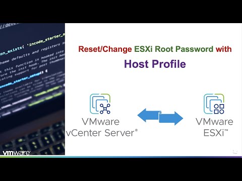 110 Reset/Change ESXi Root Password with Host Profile – ITSaurus