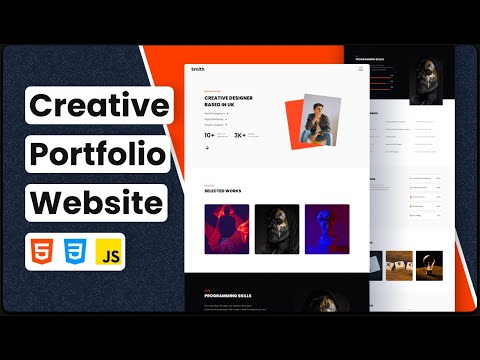 personal responsive portfolio website using html CSS and JavaScript – Web Cheet