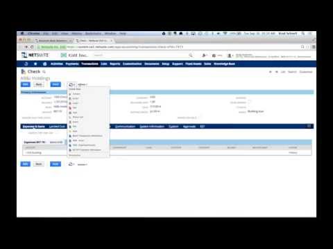 How To Memorize Transactions In NetSuite
