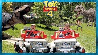 Dinosaur Patrol Rescue Toy Story 4 | 40 Minutes of Giant Dinosaur Adventures | Dinosaurs for Kids