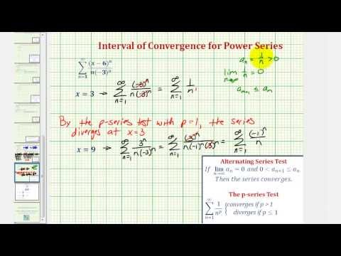 Ex 6: Interval of Convergence for Power Series (Not Centered at 0 ...