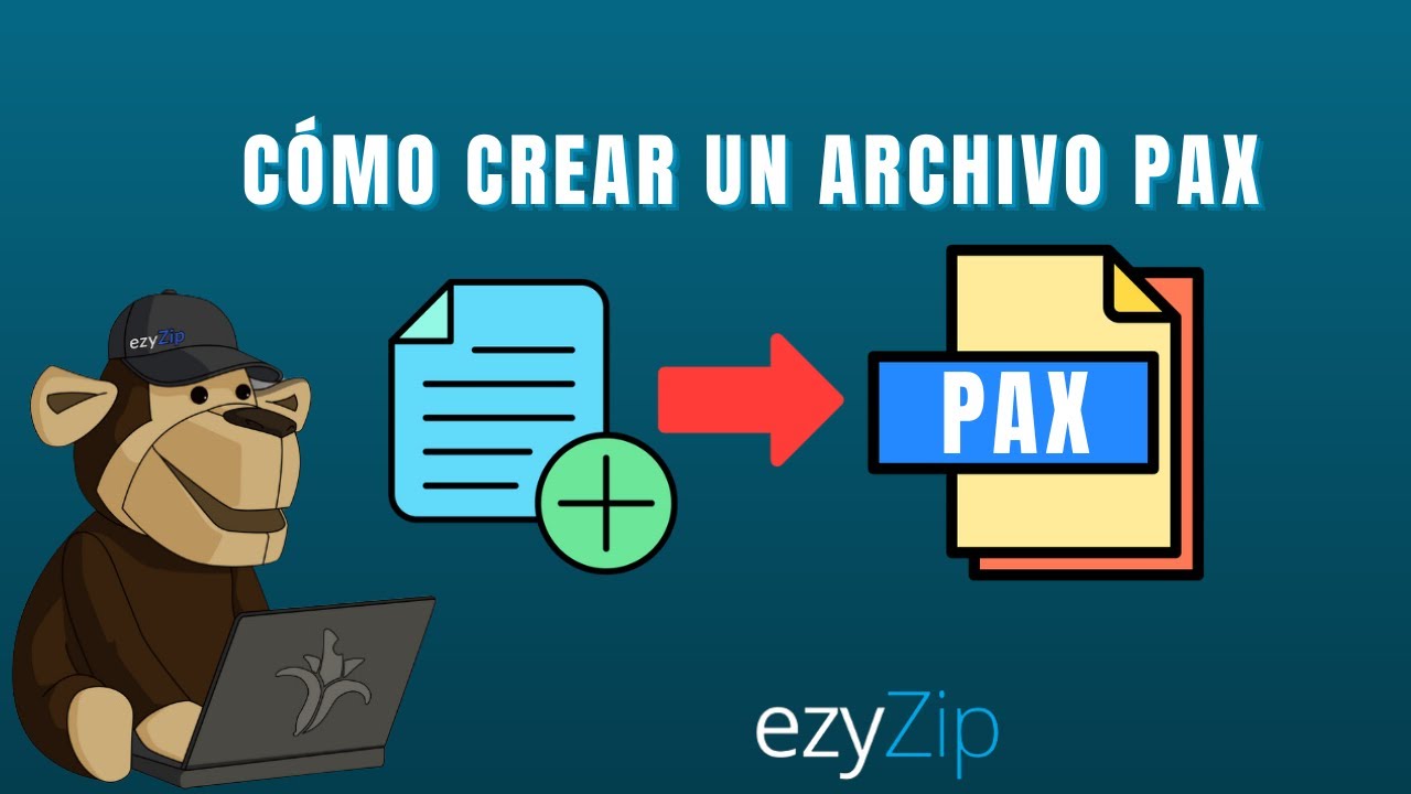 Crea archivos PAX en línea | Herramienta gratuita de compresión PAX - ezyZip