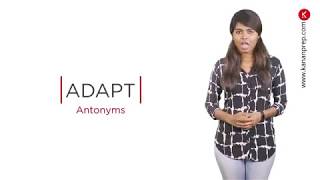 IELTS | Words made easy-Adapt