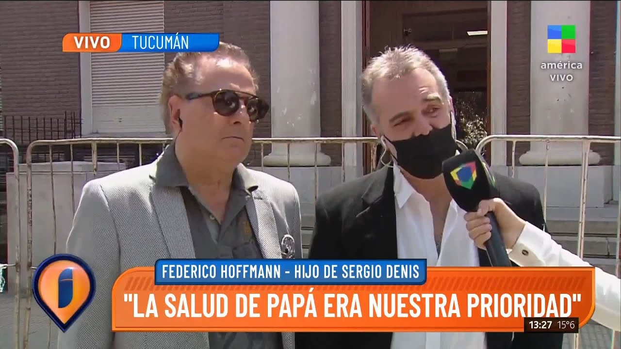 Federico Hoffmann habló de su última charla con su padre Sergio Denis | Pablo Layús