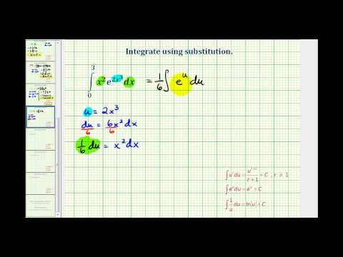 Ex 1: Definite Integration Using Substitution | Math Help from Arithmetic through Calculus and ...