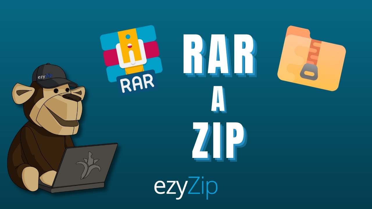 Convertir Un Archivo RAR A Formato ZIP En Línea. ¡Rápido, Seguro y Protegido! - ezyZip