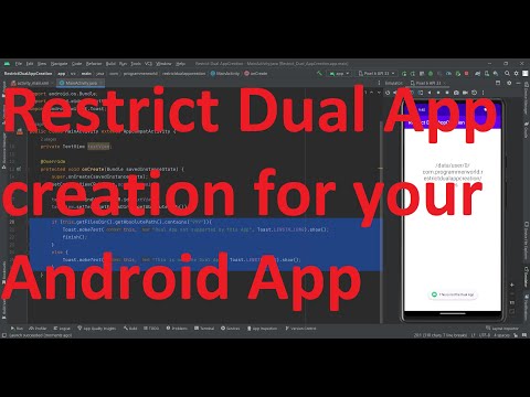 How to restrict Dual App functionality for your Android App? – Android Studio code – programmerworld