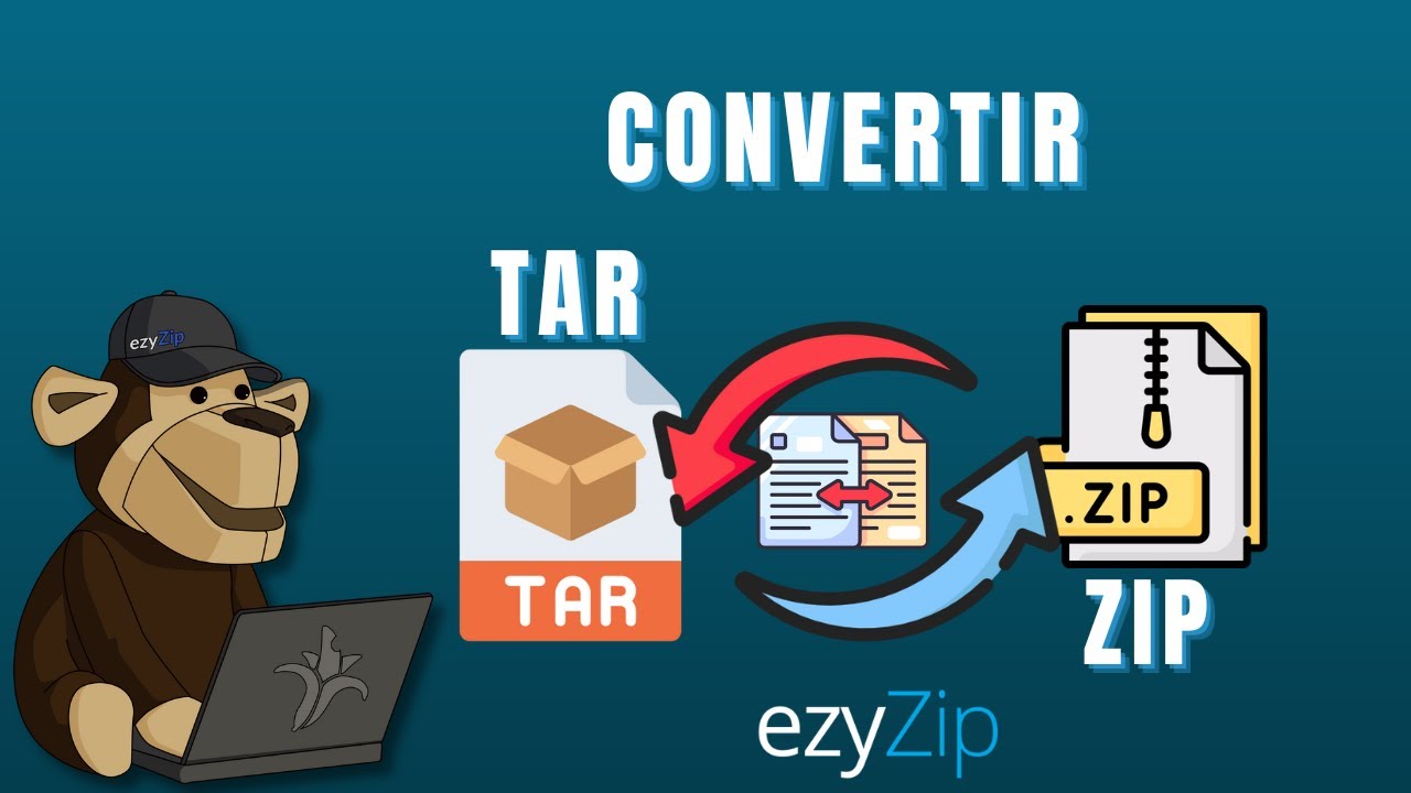 Convertir Un Archivo TAR A Formato ZIP En Línea. ¡Rápido, Seguro y Protegido! - ezyZip