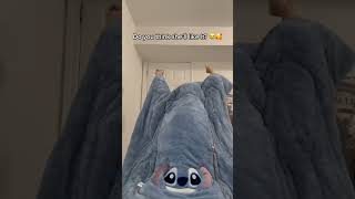 I really hope she likes this ????????????#stitch #stitchandlilo #pillow #blanket #gift #giftideas