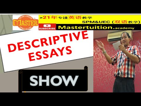 ENGLISH WRITING SKILLS】Mastering Descriptive Writing:The Art of Showing ...