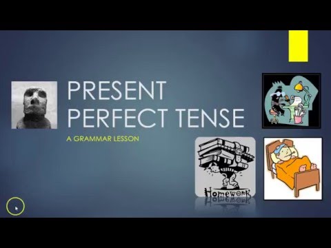 Grammar Lesson: Present Perfect Tense – Teacher's Notes